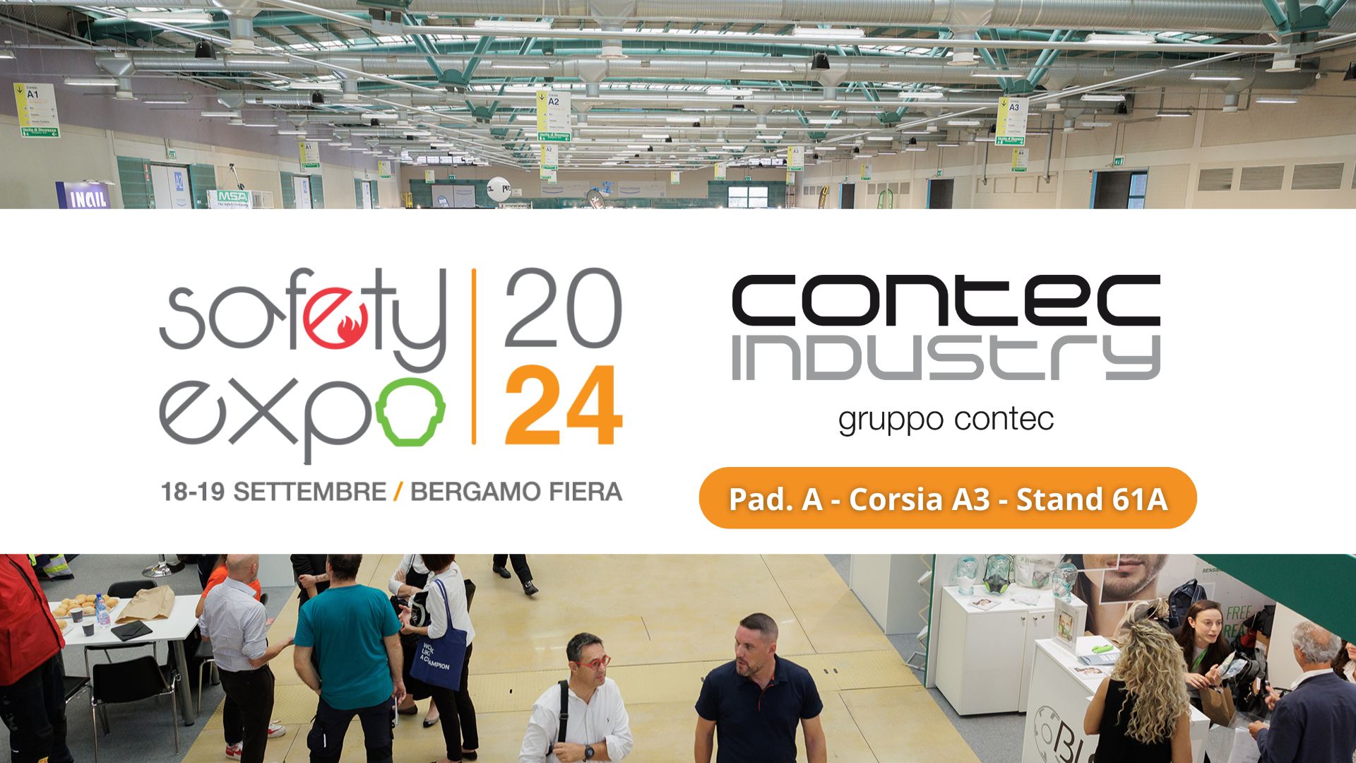 Safety Expo 2024: ti aspettiamo allo stand 61A! - Contec Industry